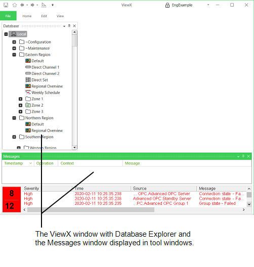ViewX and Virtual ViewX Clients Guide - Tool Window (ViewX Client)
